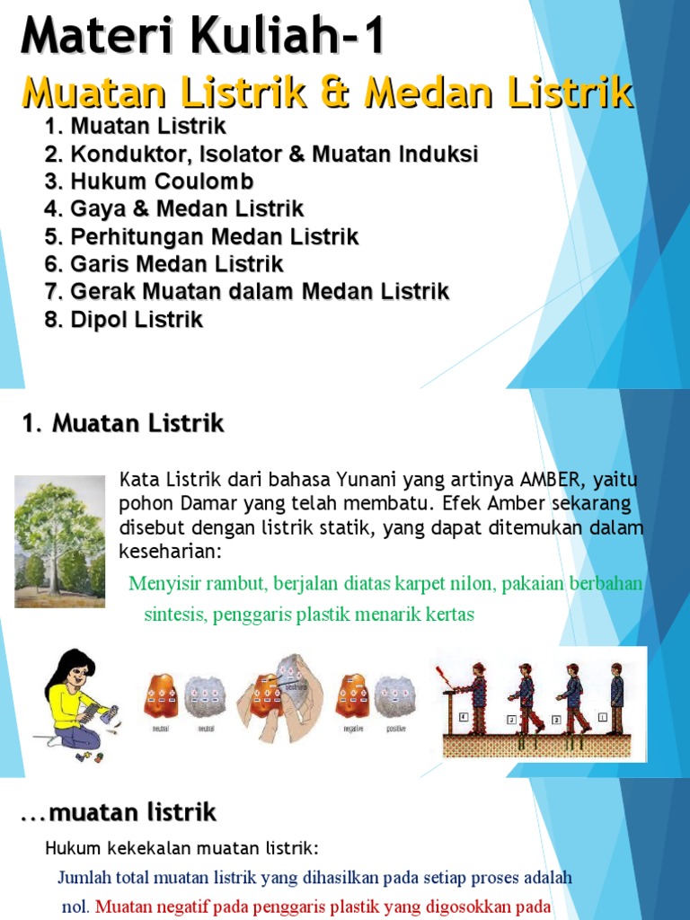 Muatan Listrik dan Medan Listrik | PDF