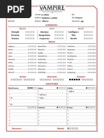 Vampire V5 Predator Types Overview | PDF