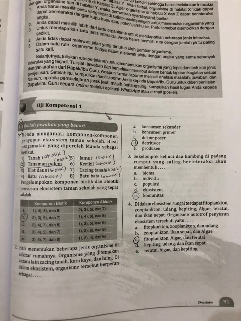 BIOLOGI UK 1 Dan 2. Naila Syarifa Ilham X IIS C | PDF