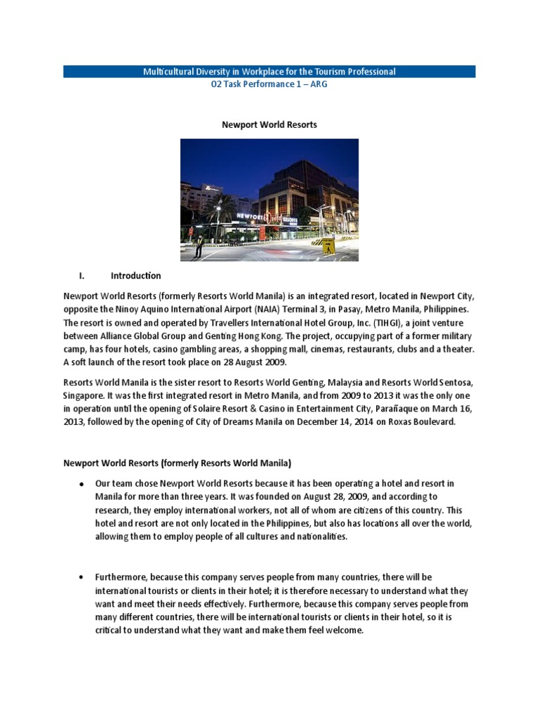 02 Task Performance 1 ARG | PDF