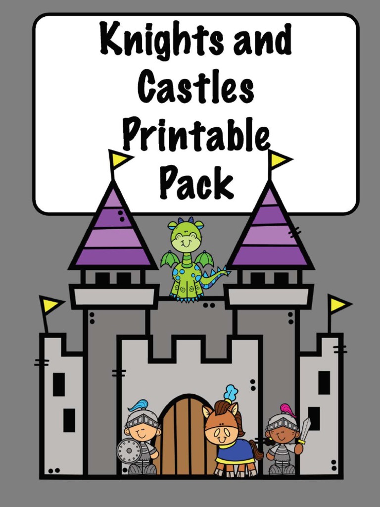 Knights and Castles Printable Pack A | PDF