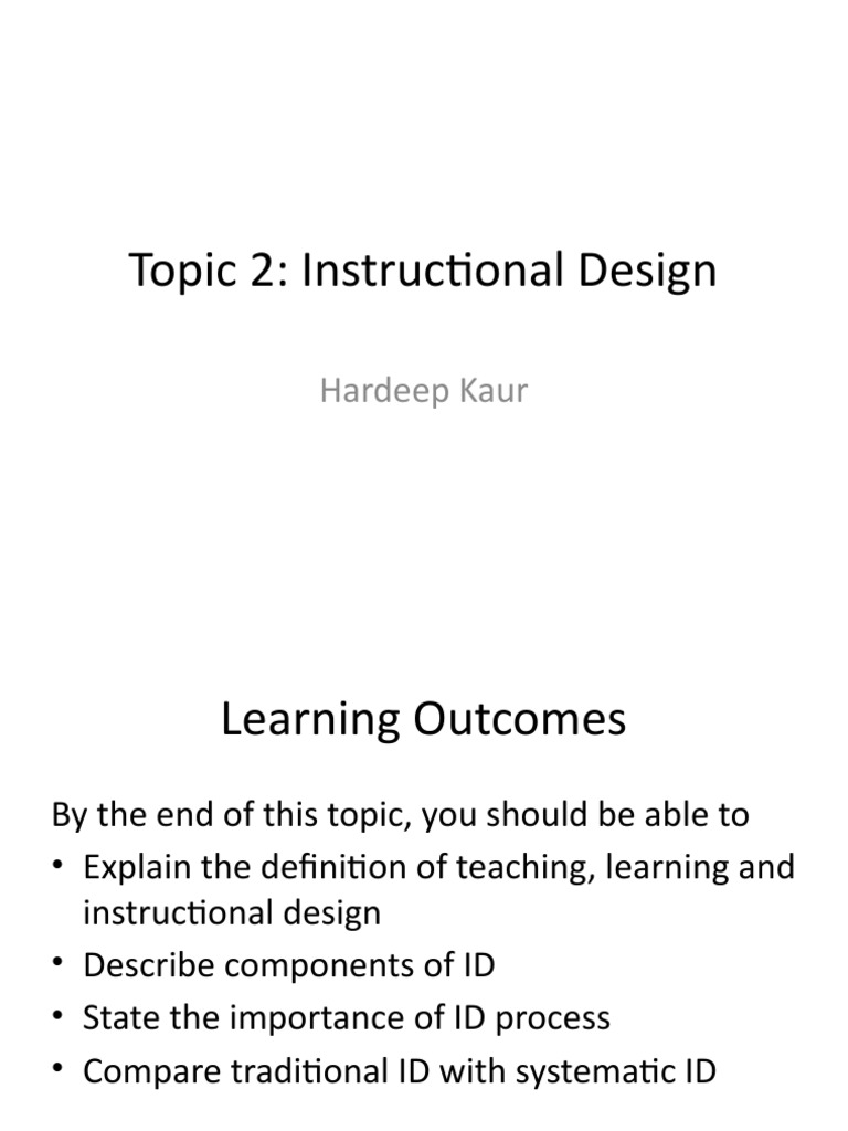 Understanding Instructional Design Basics | PDF | Instructional Design ...
