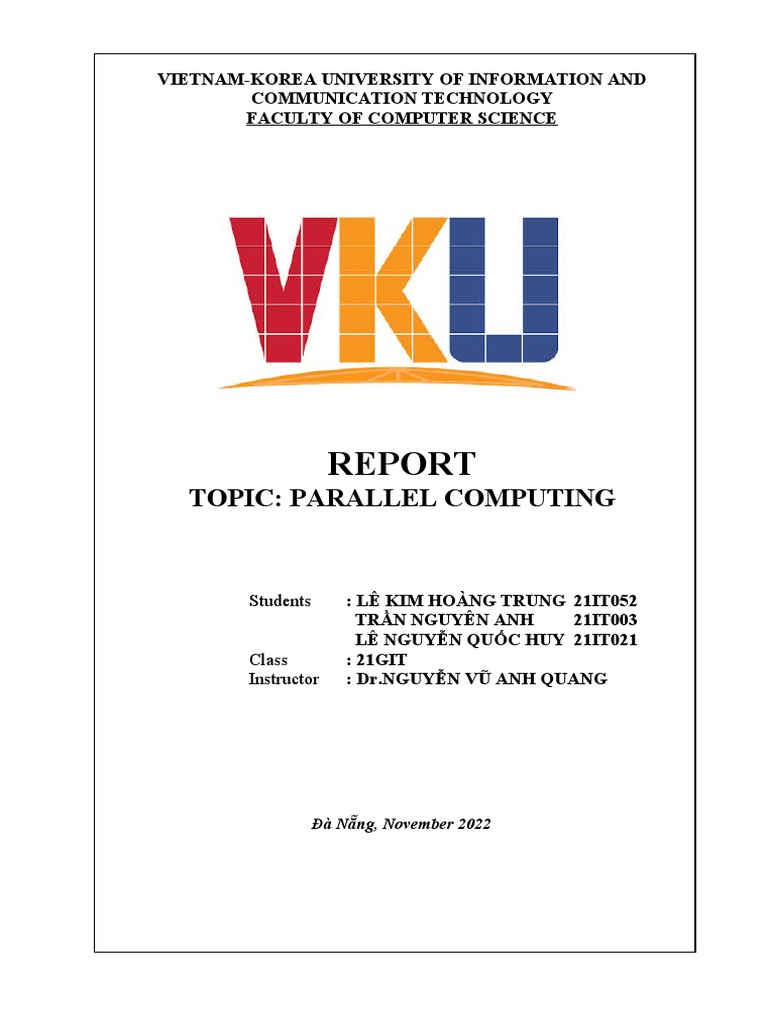 Computer Architecture Report | PDF | Parallel Computing | Central ...