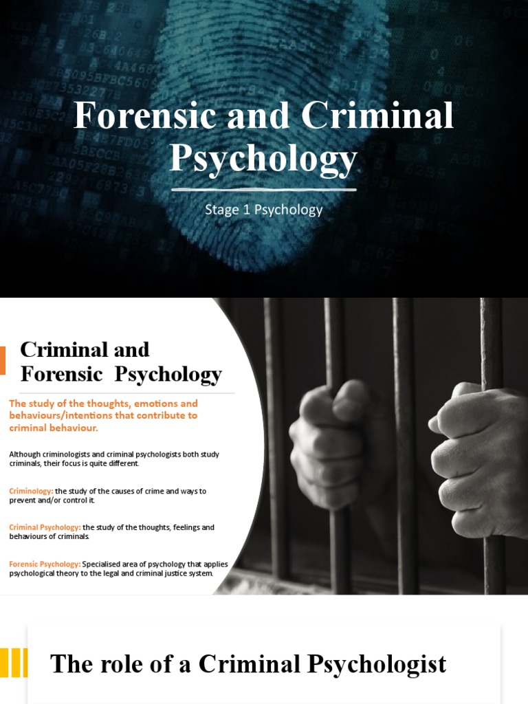 2022 Forensic and Criminal Psychology | PDF | Psychopathy | Antisocial ...
