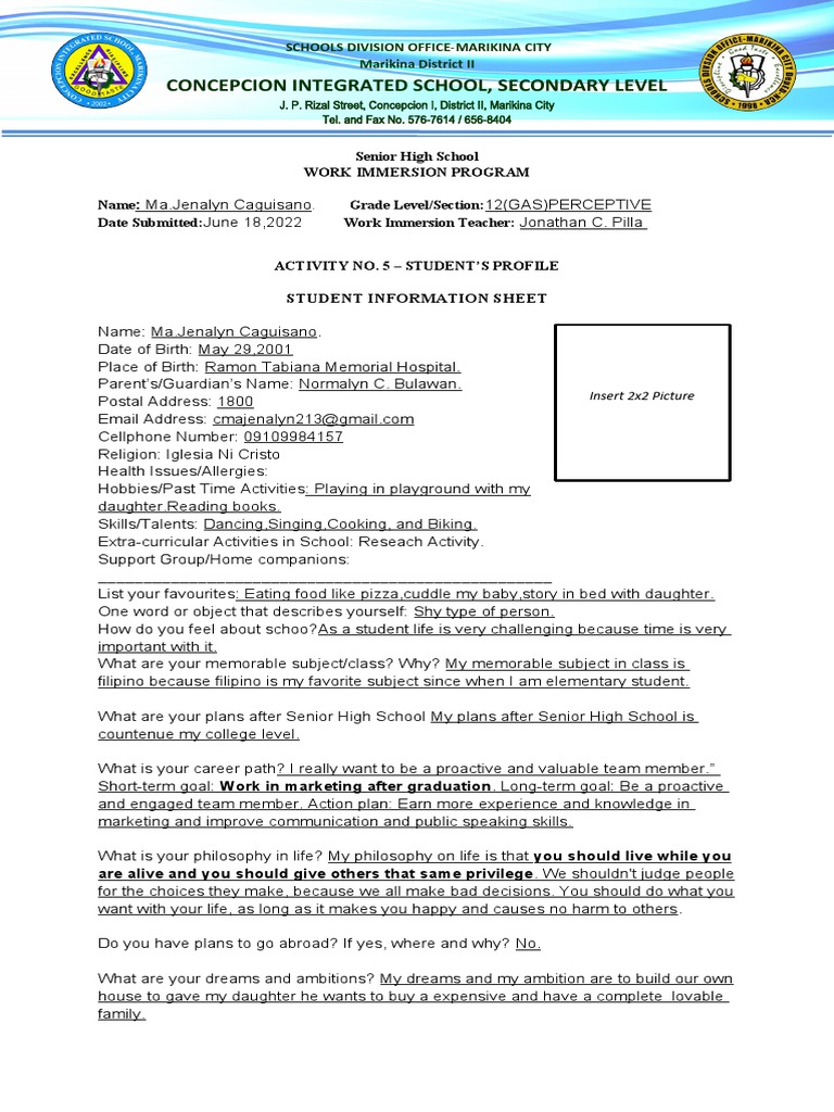 Ate Jen Emmersion.4 | PDF | Learning | Behavior Modification