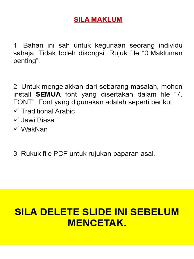 Pentaksiran Penggal 1 Bahasa Arab 2022-Tahun 5 | PDF