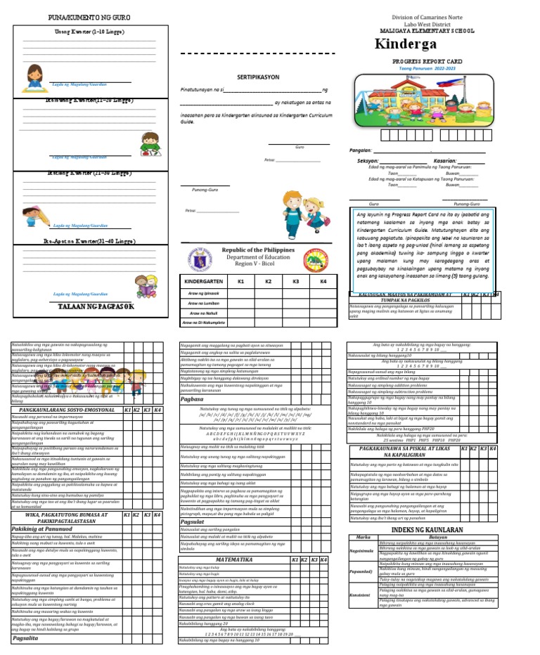 Card Kinder Filipino 1 | PDF