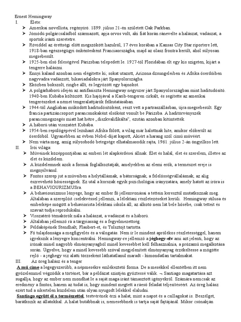 Ernest Hemingway | PDF