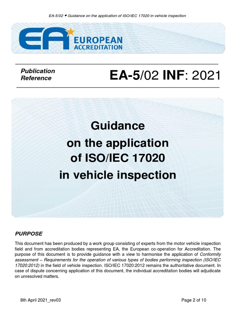 EA-5-02 - Rev03 - 8 April2021 | PDF | Calibration | Verification And Validation