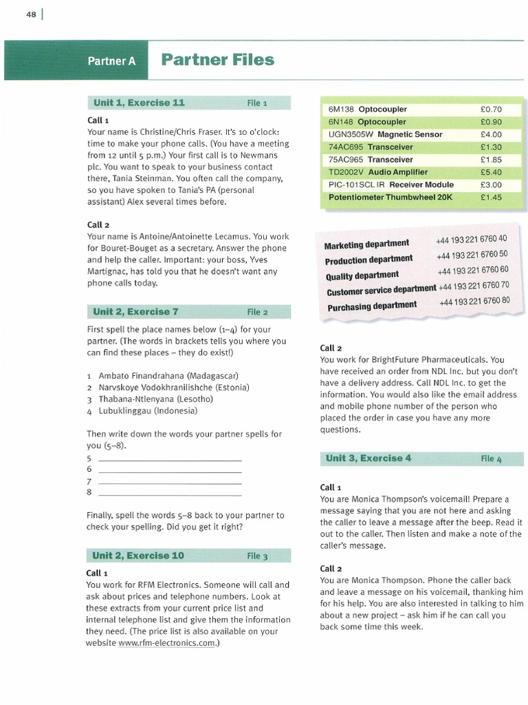 3 Partner Files | PDF