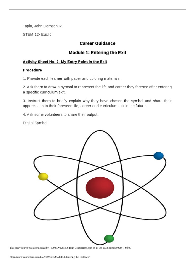 Symbolizing My Curriculum Exit Journey | PDF | Pharmacy | Engineer