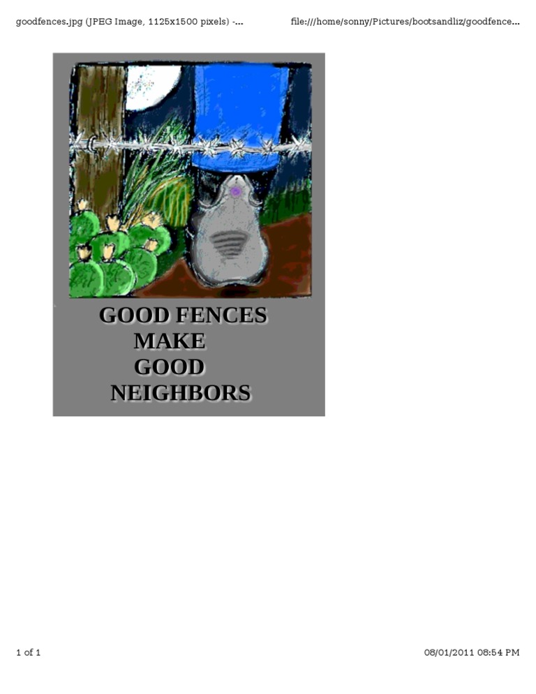 Good Fences | PDF