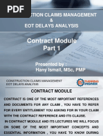 EoT Claim Template For Contractors | PDF | Business