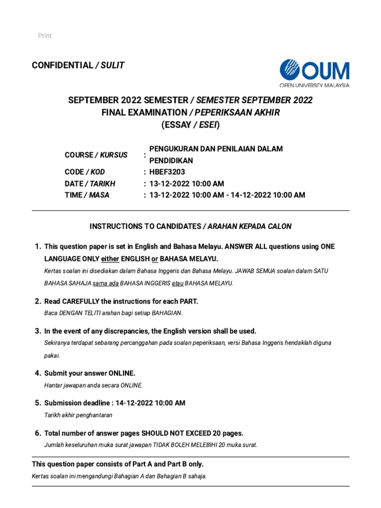 Open University Malaysia | PDF