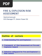 Fire & Explosion Risk Assessment | PDF | Risk | Risk Assessment
