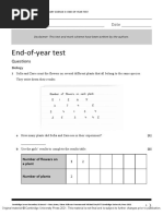 S9 Unit 4 Worksheets | PDF | Root | Leaf