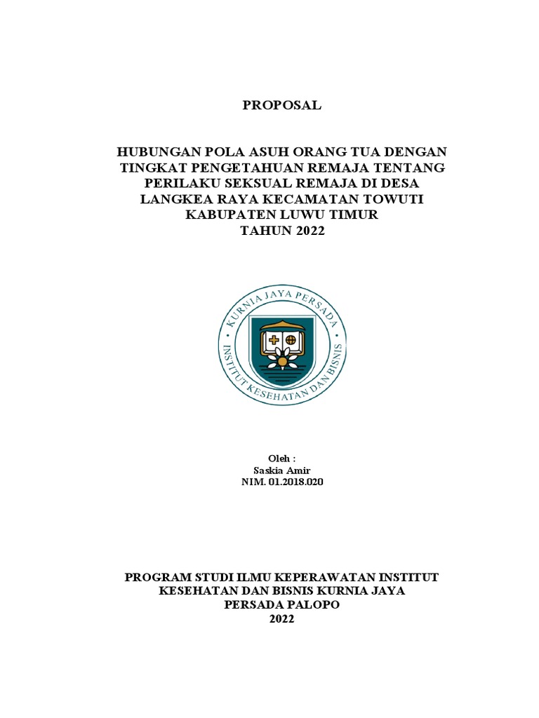 Proposal Saskia Amir-1 | PDF