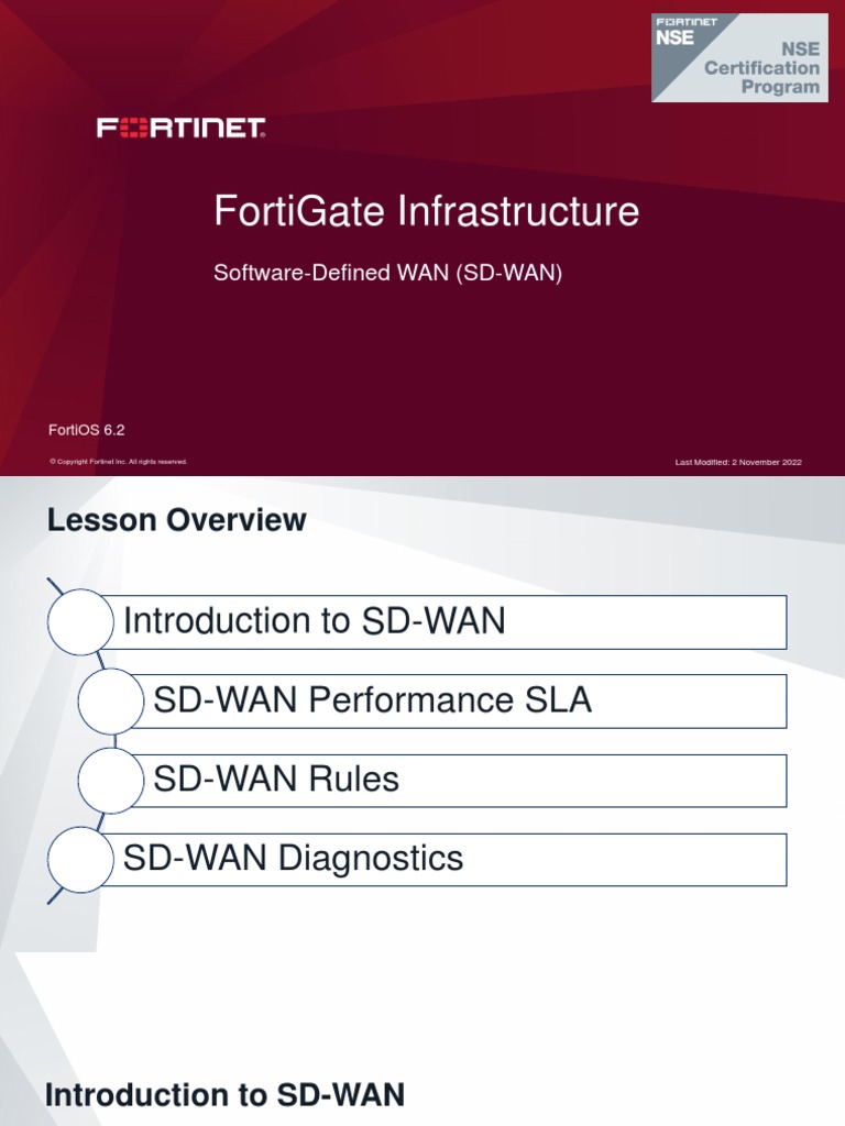 FortiGate Inf 02 SDWAN+ | Download Free PDF | Computer Network | Transmission Control Protocol