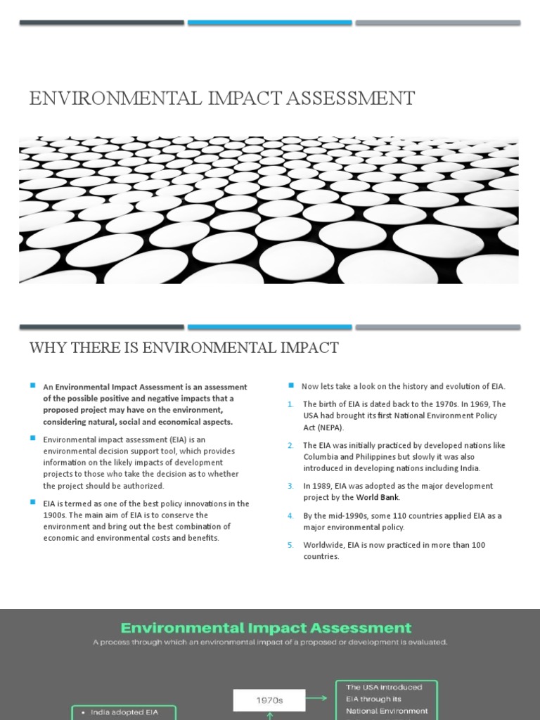 Understanding Environmental Impact Assessment | PDF | Environmental Impact Assessment ...