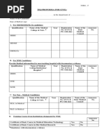 NMC Revised Declaration Form (Faculty & Residents) | PDF | Doctor Of ...