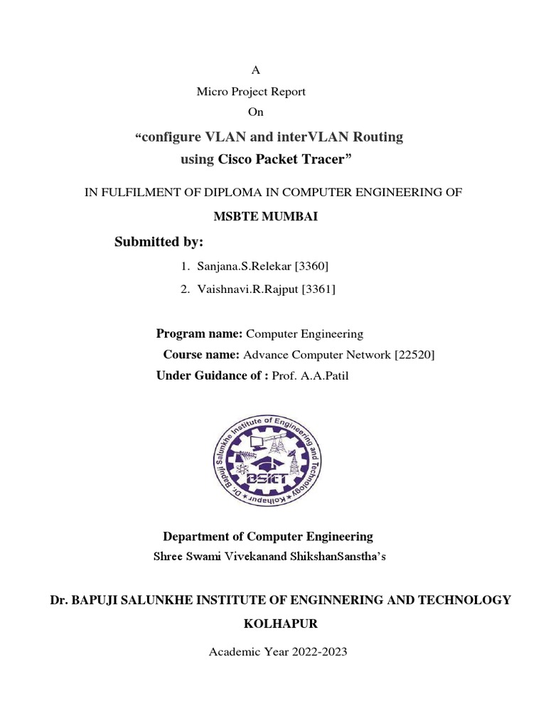Report ACN | PDF | Computer Network | Network Switch