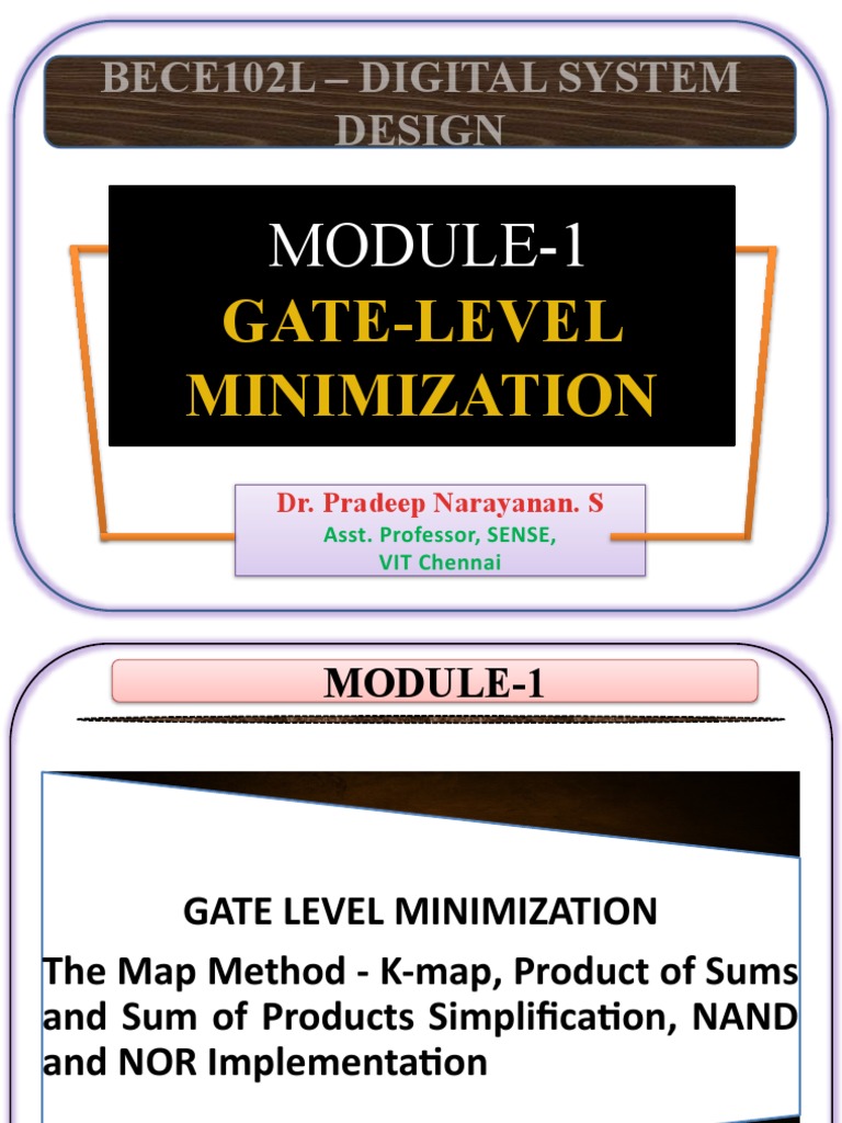 Dsd Module 1 Notes 3 Pdf Logic Gate Computer Programming
