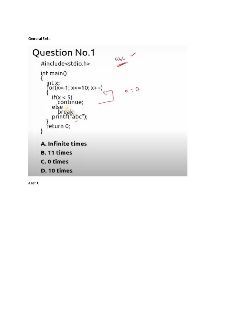 C Multiple Choice | PDF | Pointer (Computer Programming) | Software ... C Multiple Choice | PDF | Pointer (Computer Programming) | Software ...