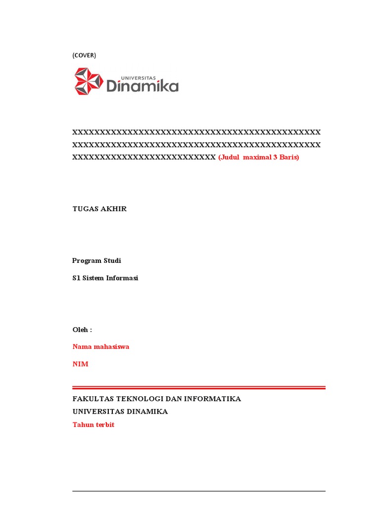 Template Laporan Akhir | PDF