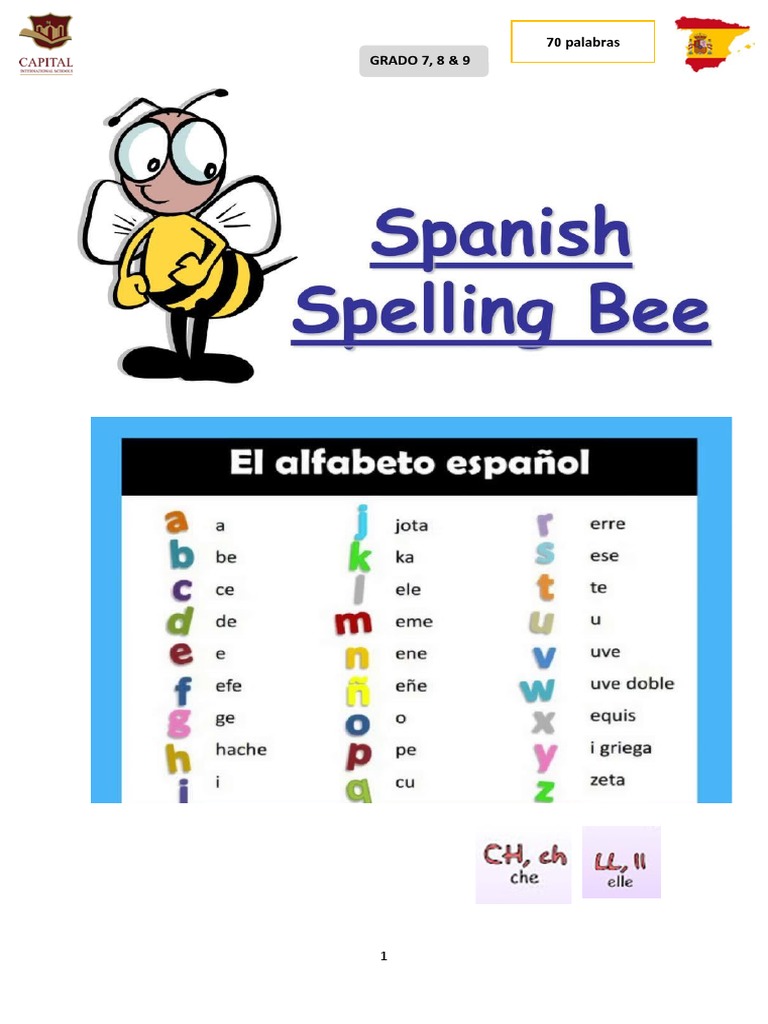 Spelling Bee Grado 7,8,9 | PDF