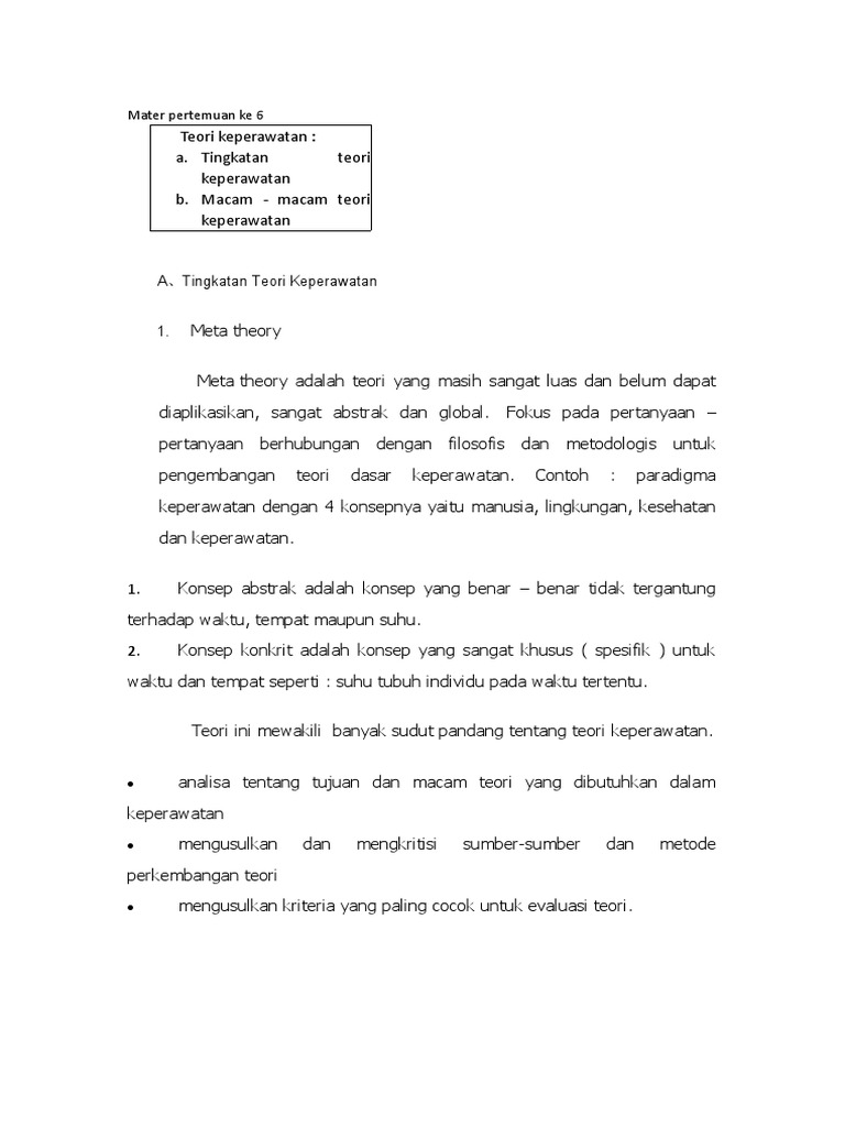 Materi Pertemuan Ke6 KDK | PDF