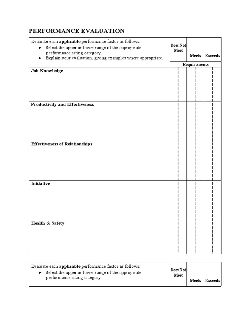 Performance Evaluation | PDF
