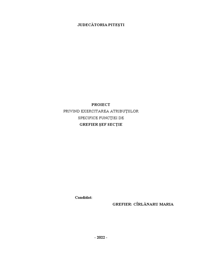 Proiect 2022 - 22.05.2015 FINAL | PDF