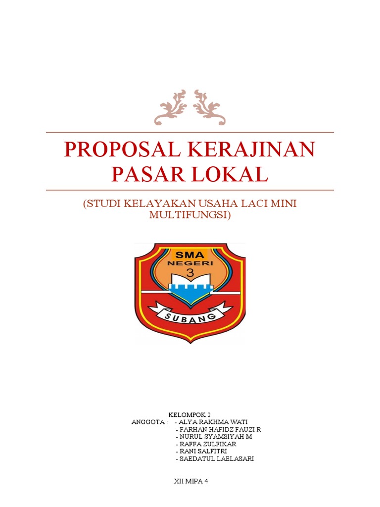 Proposal Usaha Laci Mini | PDF