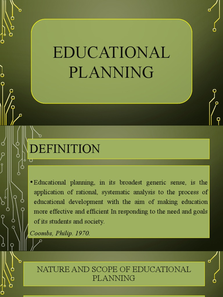 Educational Planning | Download Free PDF | Curriculum | Cognition