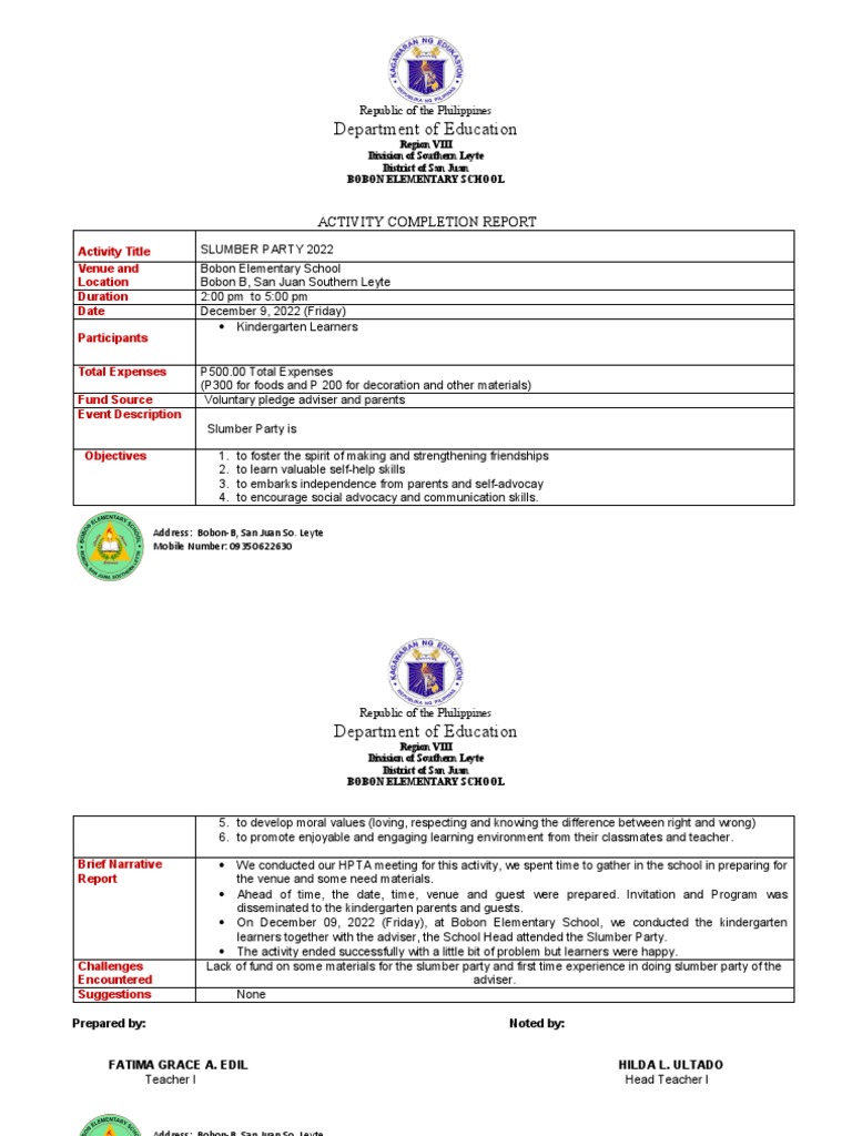 Kindergarten Slumber Party Promotes Friendship and Learning at Bobon ...