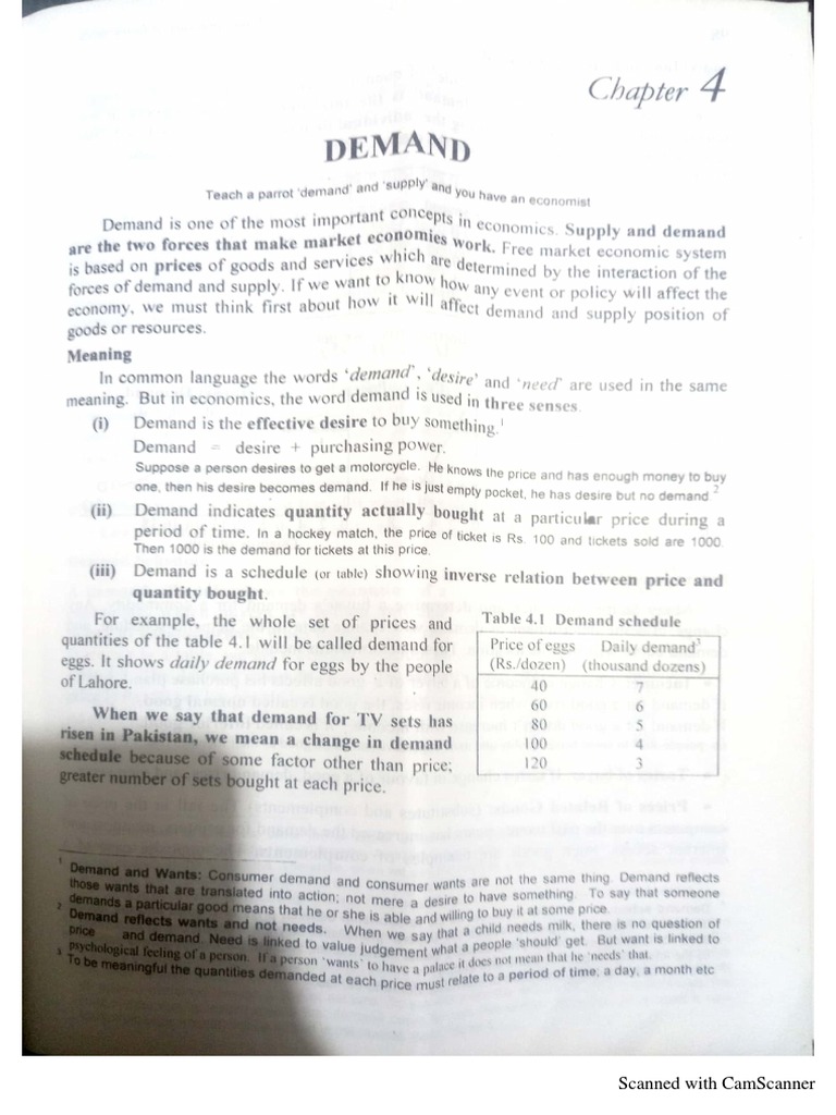 Eco Chapter 4 Demand | PDF