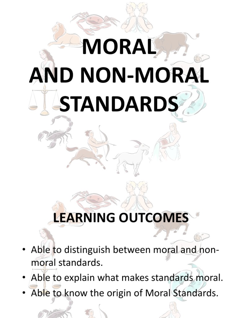 2moral and Non-Moral Standards | PDF | Morality | Natural Law
