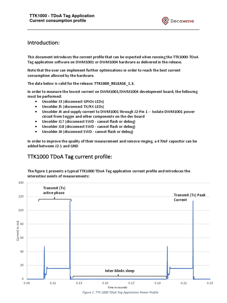 TTK1000 TDoA Tag Application Current Profiles | PDF | Information Age ...