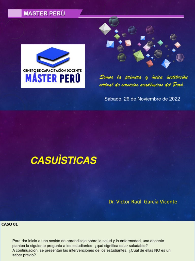 Casuísticas S | PDF | Maestros | Aprendizaje