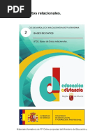 Modelo Entidad Relacion | PDF | Modelo relacional | Bases de datos