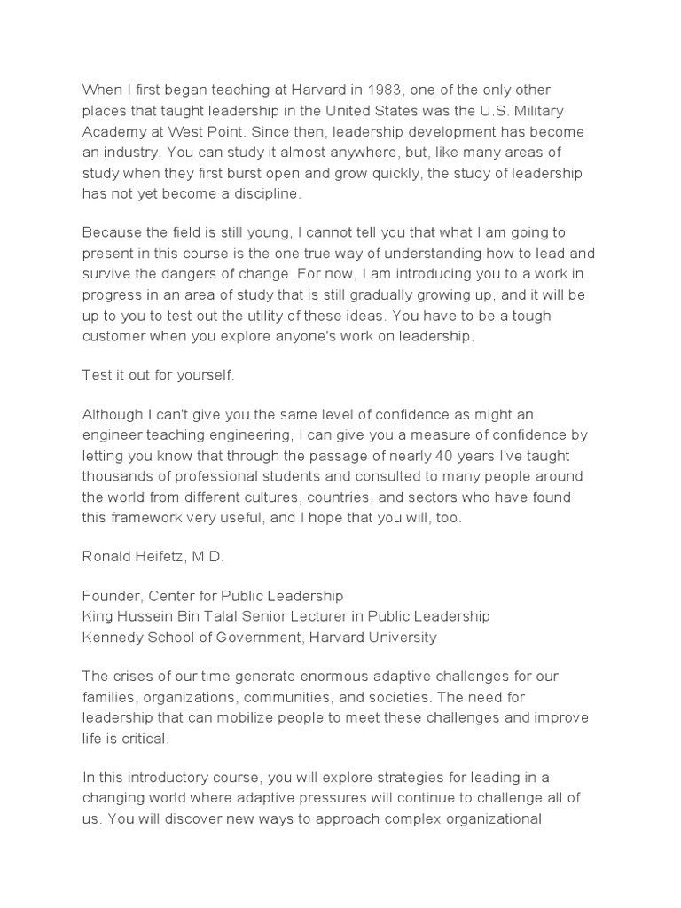 Exercising Leadership Foundational Principles | PDF | Leadership ...