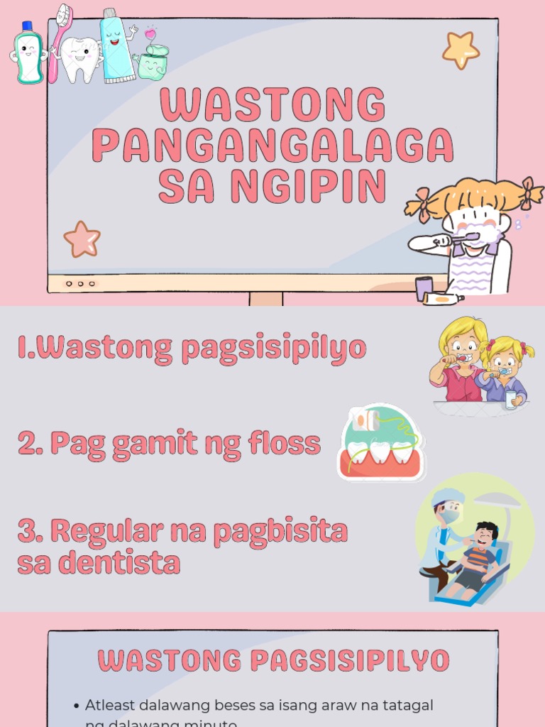 Wastong Pangangalaga Sa Ngipin | PDF