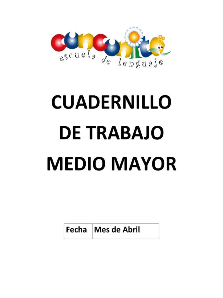 Cuadernillo de Actividades Medio Mayor | PDF