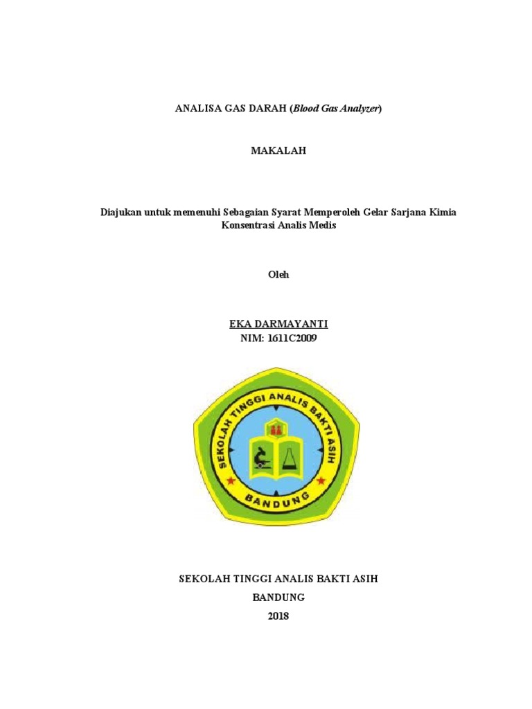 Analisa Gas Darah Kimia Klinik III | PDF