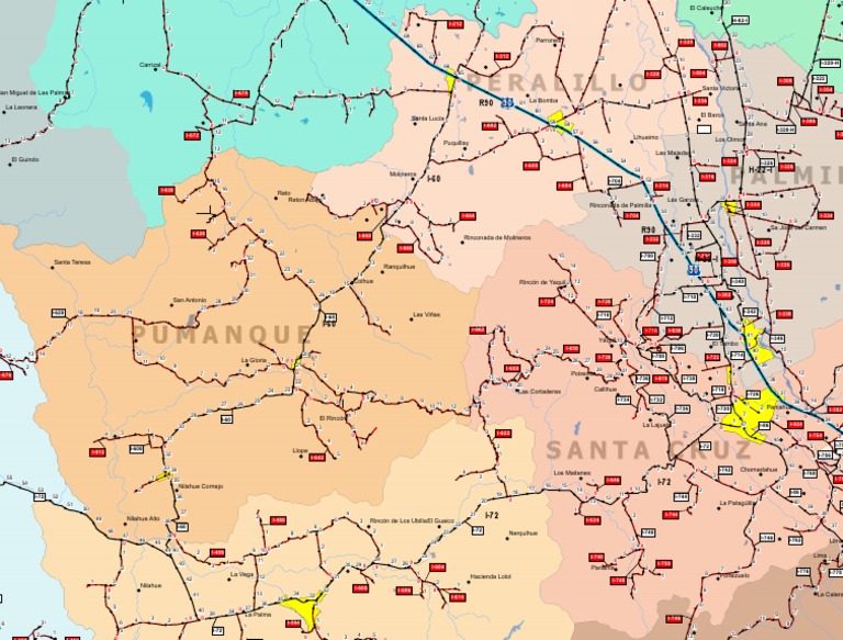 Mapa Red Vial Vi Region | PDF