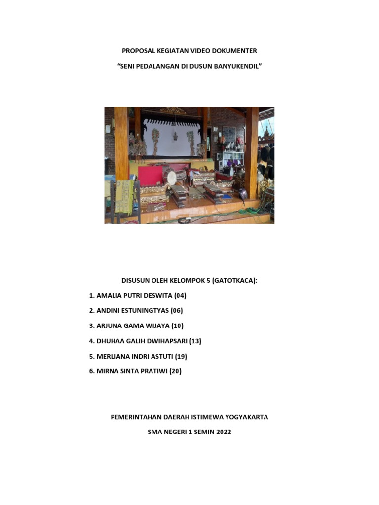 Proposal Proyek 2 | PDF