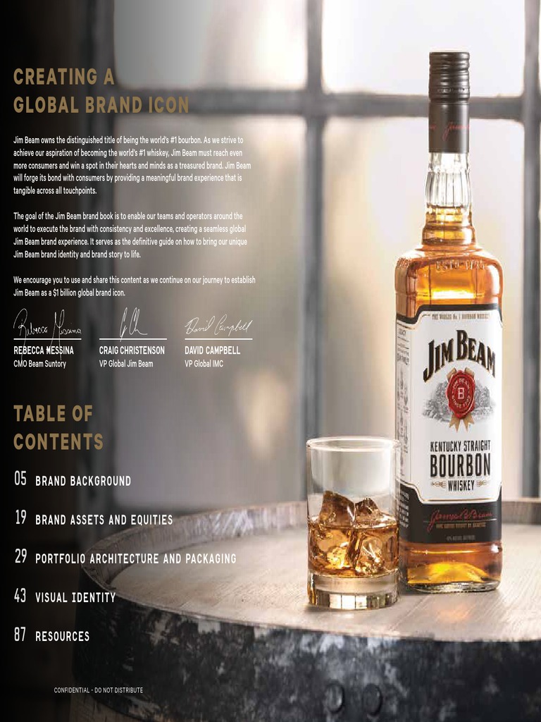 Final Jim Beam Brand Book | PDF | Jim Beam | Bourbon Whiskey