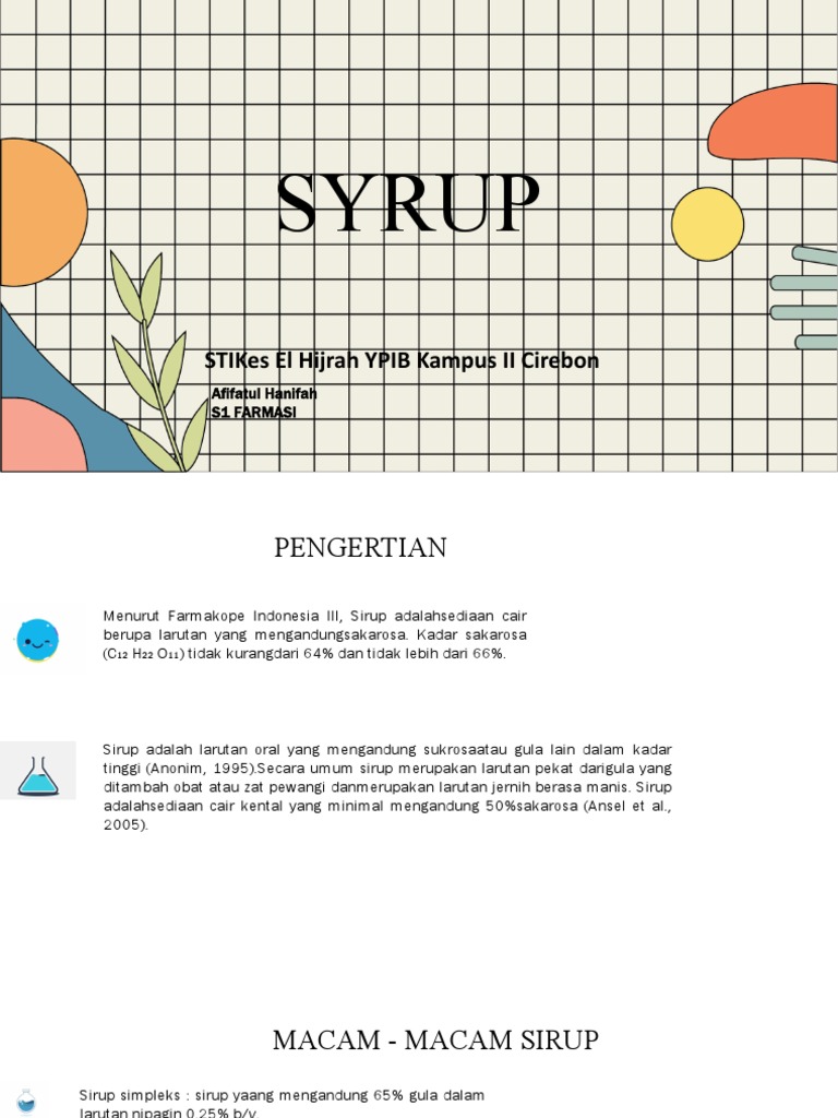 Presentation Farfis Sirup | PDF