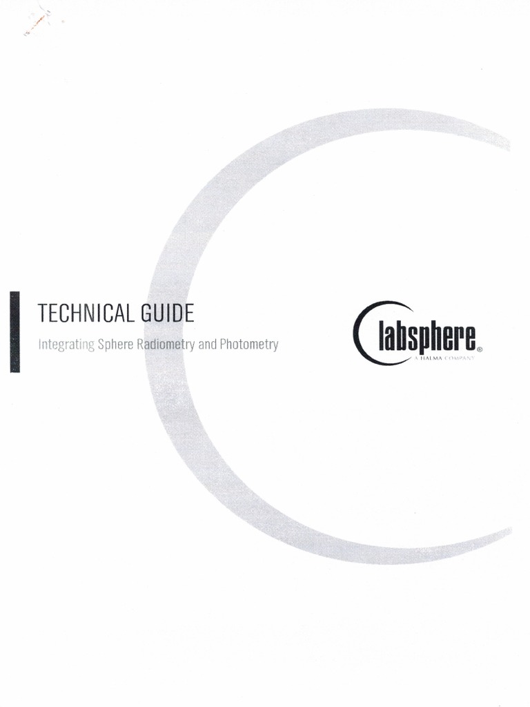 Manual Labsphere | PDF