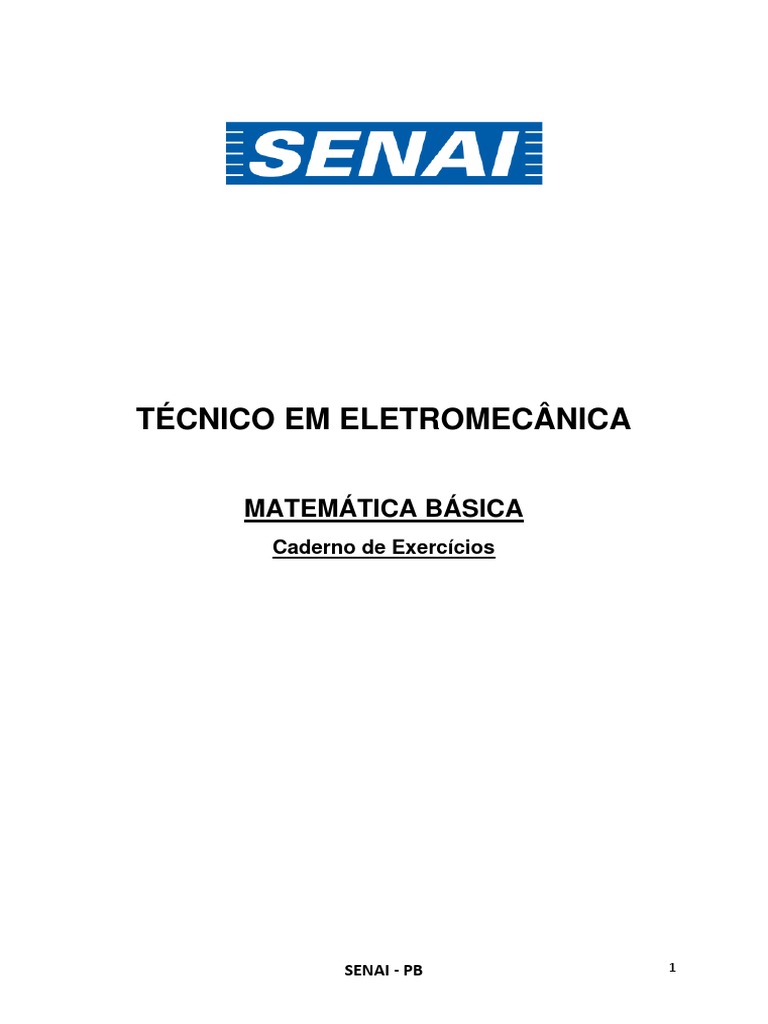 1 Apostila Matemática Básica Tec em EletroMecanica - 2020 | PDF | Triângulo